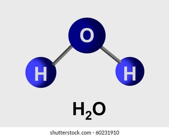 Fórmula estructural de agua Lewis, fórmula: vector de stock (libre de ...