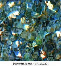 Water Ripple Reflection Texture Background Seamless Stock Illustration ...