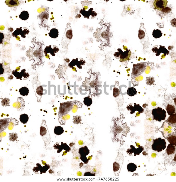 Watercolor Texture Pattern Modern Stock Illustration 747658225 ...