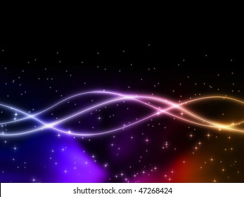 Abstract Background Beautiful Light Magic Sparks Stock Illustration ...