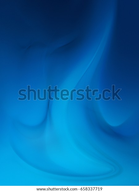 Wave Blue Chrome Background 3d Image Stock Illustration 658337719 ...