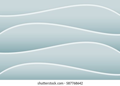 Wave Gray Color Gradient Layer Background Stock Illustration 587768642 ...