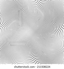 Wave Grid Overlay Background Simple Texture Stock Illustration ...