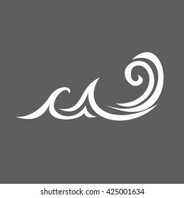 Wave Icon Stock Illustration 425001634