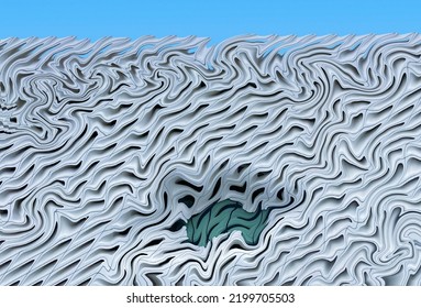 Wave Like Most Unique Structure Illustration Stock Illustration ...