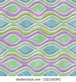 Wave Pattern On Ceramic Seamless Texture Stock Illustration 1321143392 ...
