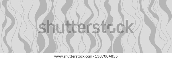 Wavy Background Hand Drawn Waves Seamless Stock Illustration 1387004855 ...