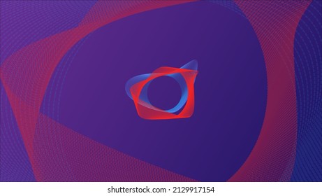 Wavy Modulation Background Created Lines Stock Illustration 2129917154 ...