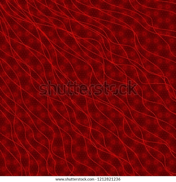 Wavy Threads Contemporary Texture Stock Illustration 1212821236 ...