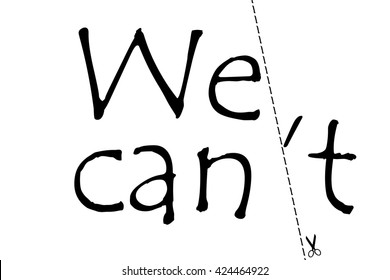 Yes We Can Concept Stock Illustration 200163095