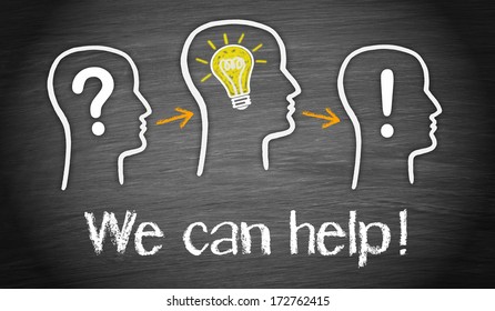 We Can Help Stock Illustration 188297828