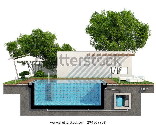 We Cut Pool Half We Will Stock Illustration 294309929