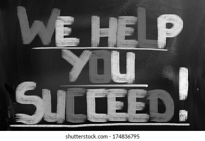 We Help You Succeed Concept Stock Illustration 174836795 | Shutterstock