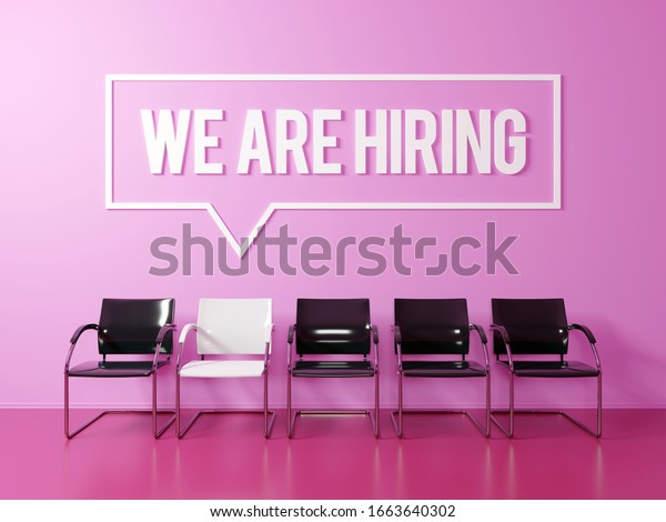 We Hiring Text Words Message On Stock Illustration 1663640302 ...