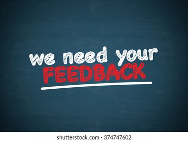 468 We need your feedback Images, Stock Photos & Vectors | Shutterstock