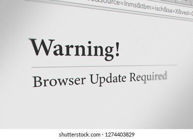 5,982 Browser update Images, Stock Photos & Vectors | Shutterstock