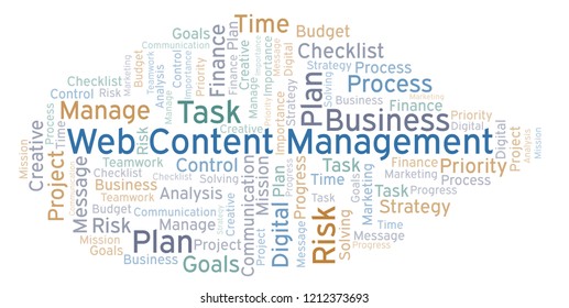 Configuration Management Word Cloud Made Text 스톡 일러스트 1230729697 ...