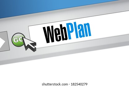 Web Plan Message On Browser Illustration Stock Illustration 182540279 ...