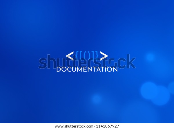 Website Documentation Cover Page Stock Illustration 1141067927 ...