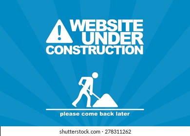 3,001 Graphic blue under construction Images, Stock Photos & Vectors ...