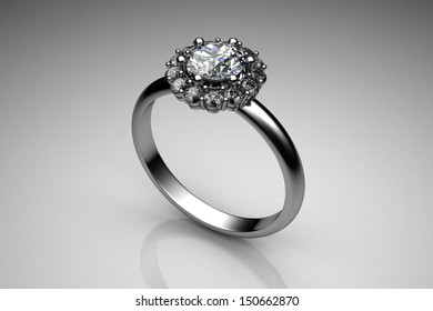 Wedding Ring High Resolution 3d Image 스톡 일러스트 150662870 | Shutterstock