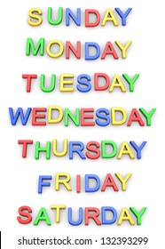 Weekdays Stock Illustration 132393299 | Shutterstock