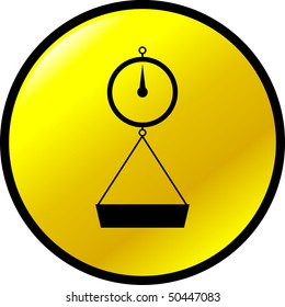 Weight Scale Button Stock Vector (Royalty Free) 3918124 | Shutterstock