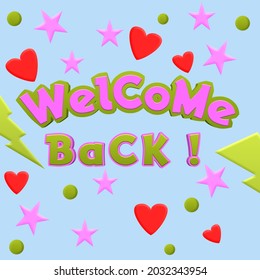 884 Welcome back flag Images, Stock Photos & Vectors | Shutterstock