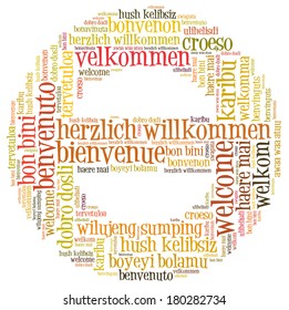 Welcome Different Languages Word Cloud Stock Illustration 180282734 ...