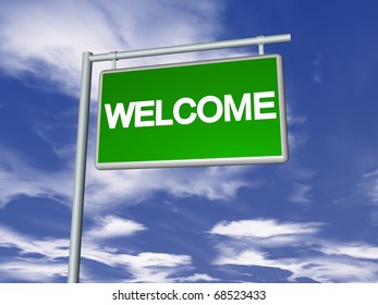 Welcome Panel Stock Illustration 68523433 | Shutterstock