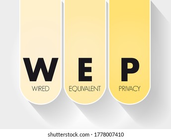 Wep Wired Equivalent Privacy Security Algorithm Stock Illustration ...