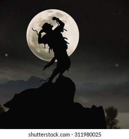 Werewolf Breaking Chains Stock Illustration 311980025 | Shutterstock