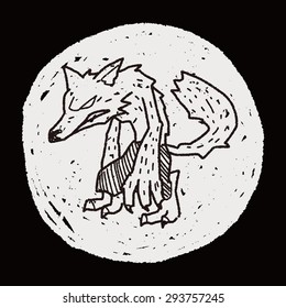 Werewolf Doodle Stock Illustration 293757245 | Shutterstock