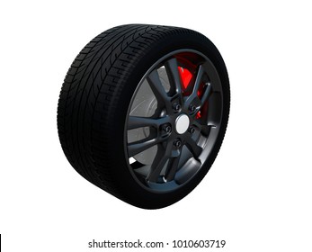 2,812 Car tires red brake Images, Stock Photos & Vectors | Shutterstock