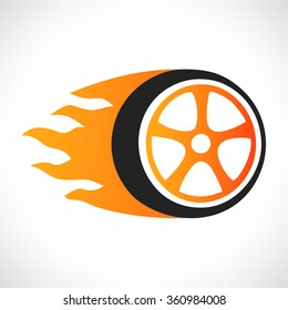 Car Tire Icon Vector Stock Vector (Royalty Free) 1064035850