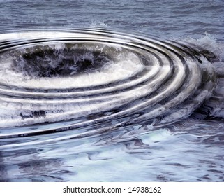 Whirlpool Caused By Object Sinking When Stock Illustration 14938162 ...