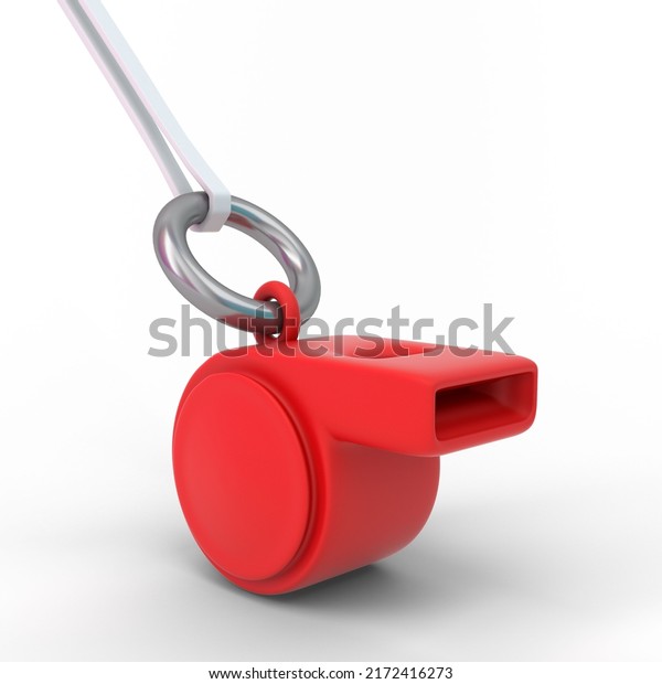 Whistles White Background 3d Rendering Stock Illustration 2172416273 ...