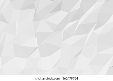 White Abstract Polygon Background Stock Illustration 362479784 ...