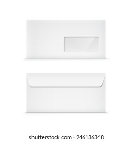 Two White Envelopes Stock Photo (Edit Now) 58572421