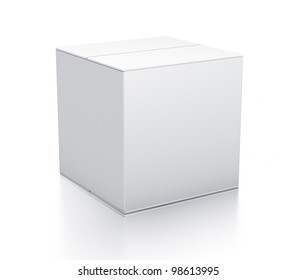White Paper Box Products Design Mockup Stock Photo (Edit Now) 1456038362