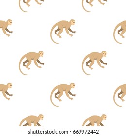 White Capuchin Pattern Seamless Any Design Stock Illustration 669972442 ...