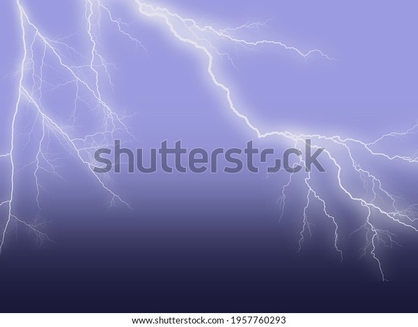 White Cloud Thunder Abstract Blue Sky Stock Illustration 1957760293 ...