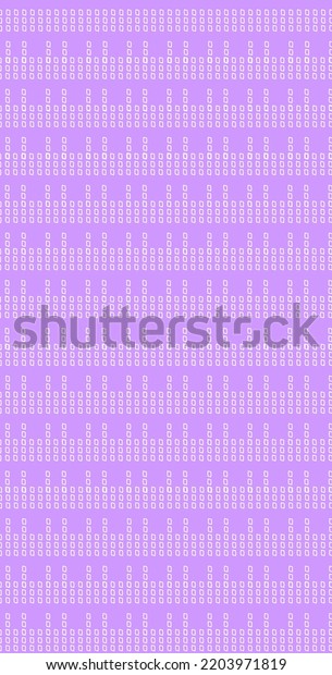 White Color Zero Pattern Purple Color Stock Illustration 2203971819 ...