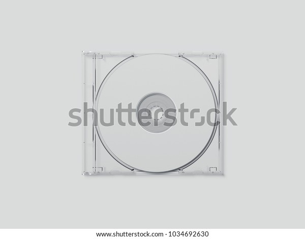 White Disk Transparent Package Isolated On Stock Illustration 1034692630