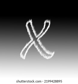 White Fire Letter Gradient Background Stock Illustration 2199428895 ...
