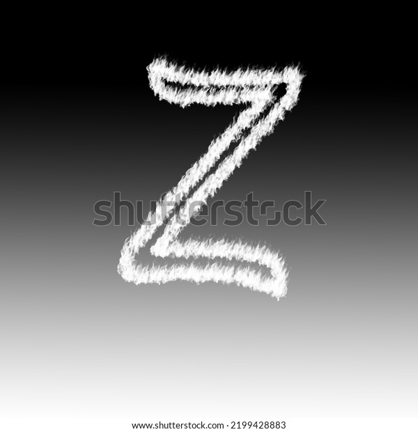 White Fire Letter Gradient Background Stock Illustration 2199428883 ...