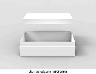 Flat Blank Box Open Lid Design Stock Illustration 674952904 | Shutterstock