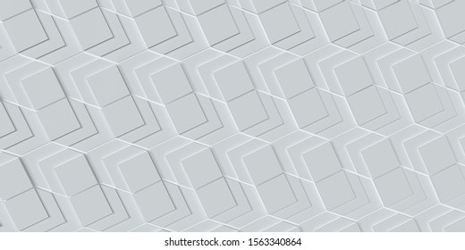 White Geometric Pattern Stylish Texture Your Stock Illustration 1563340864