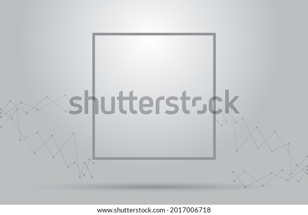 White Grey Background Rectangle Square Blank Stock Illustration ...