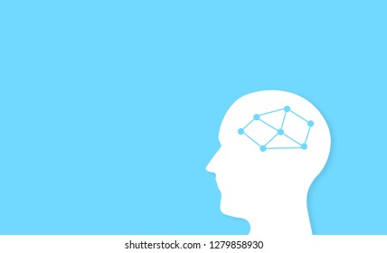 White Head Shape Connectivity Mind Map 스톡 일러스트 1279858930 | Shutterstock
